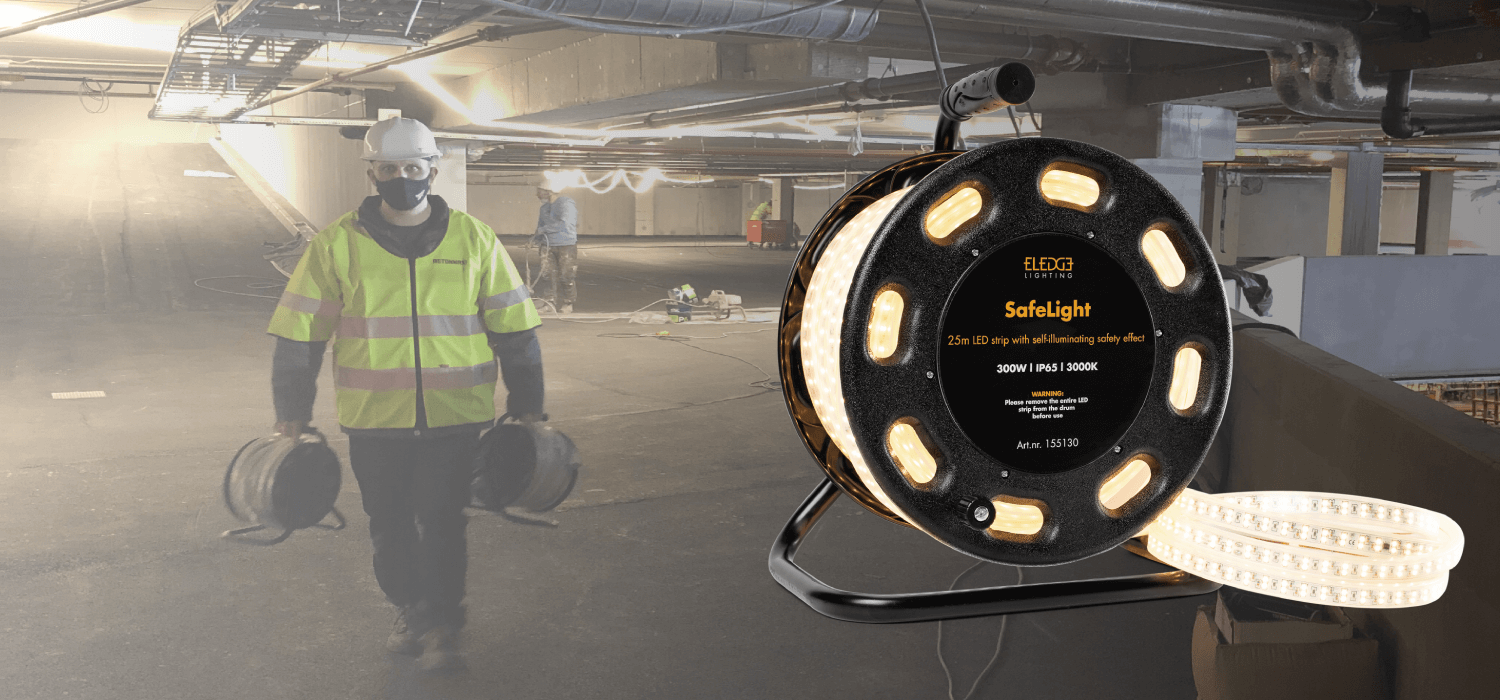 25M SafeLight, 4000K, 1500LM/M, 144LED/M, IP65 - Promitto