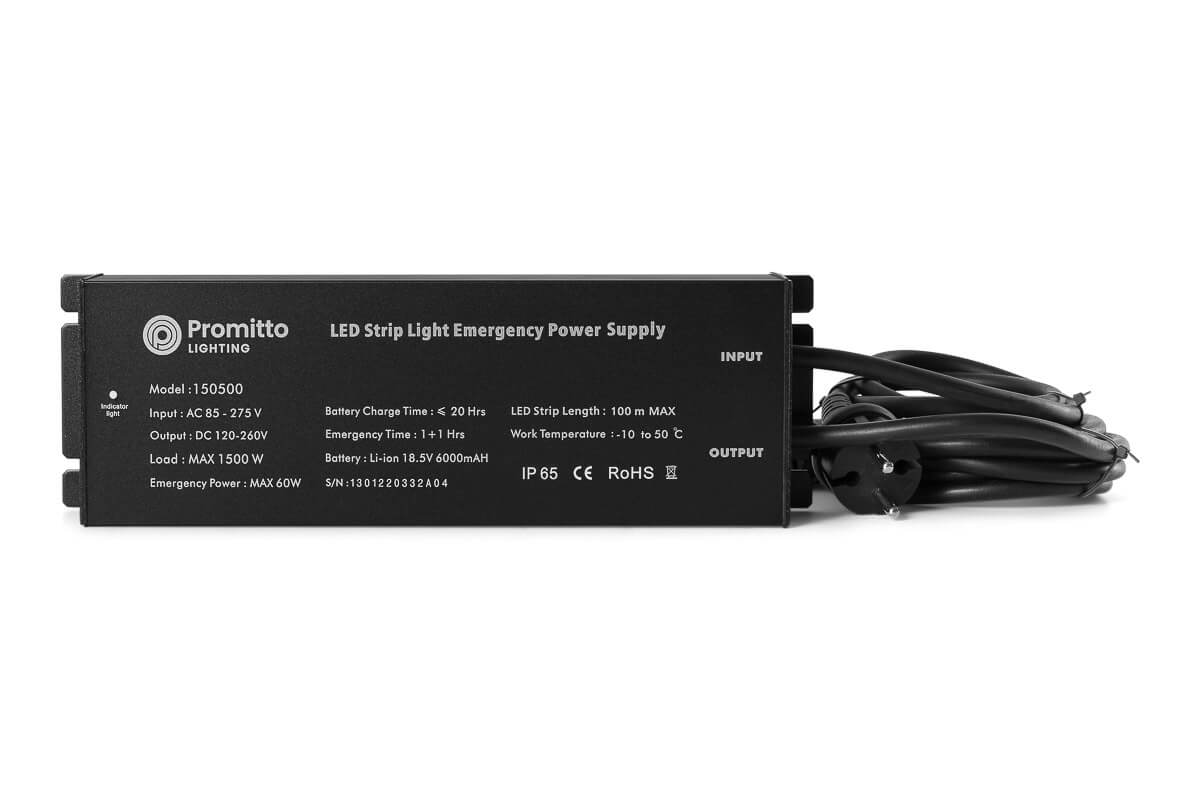 Emergency Power Supply for SafeLight and M-Flex - Promitto