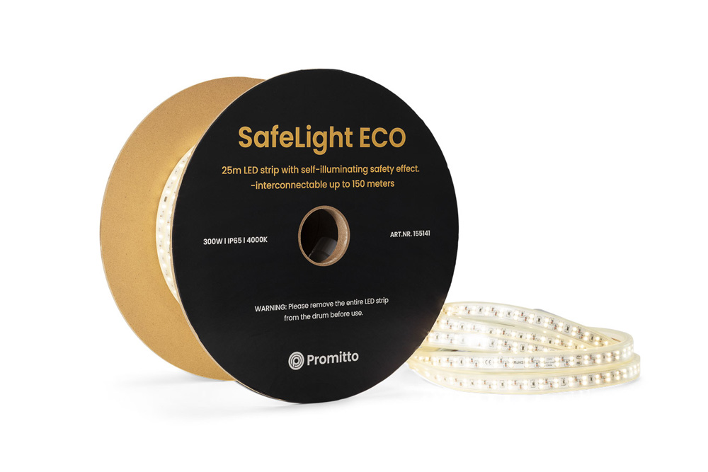 50M SafeLight ECO (2x25M), 4000K, 1500LM/M, 144LED/M, IP65